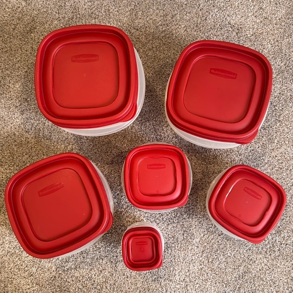 Rubbermaid | Kitchen | 22 Piece Rubbermaid Tupperware Food Storage Set ...